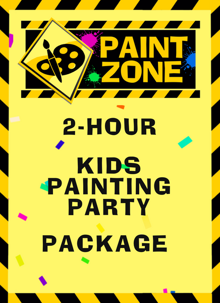 Kids Birthday Painting Package – Paint Zone Art Studio